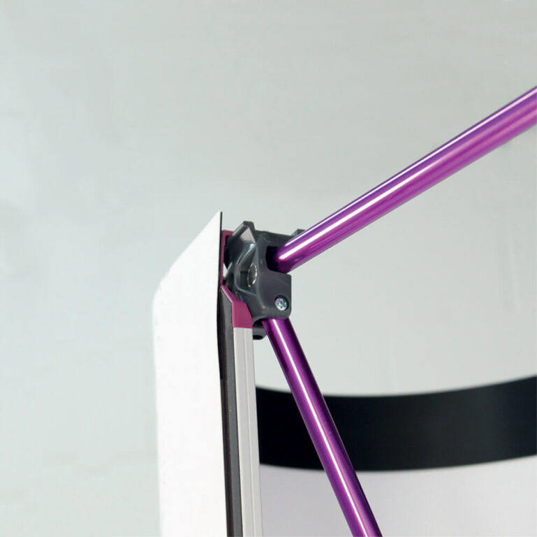 Curved Pop Up Display Stand - Nimlok Portables
